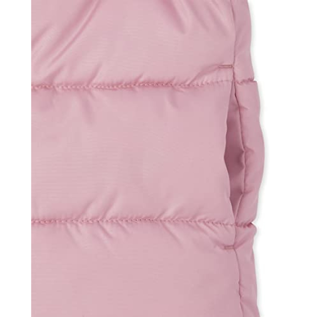 The Children's Place baby girls And Toddler Medium Weight Puffer Jacket, Wind-resistant, Water-resistant Jacket, Rose Quartz, 4T US