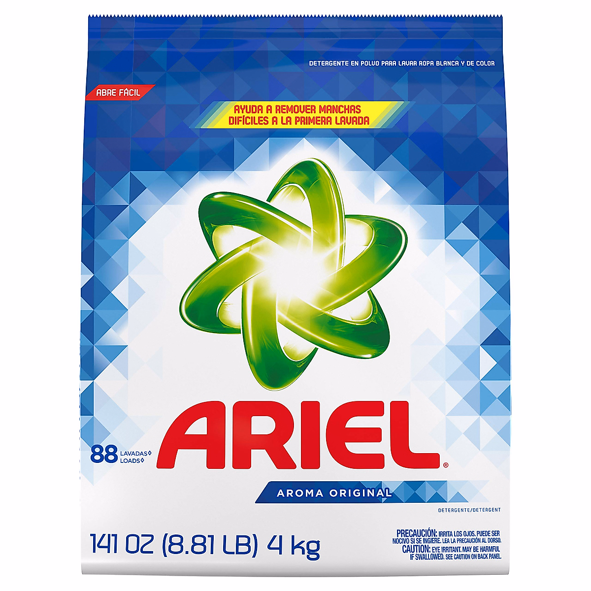 Ariel Laundry Detergent Powder, Original, 88 Loads, 141 Ounce