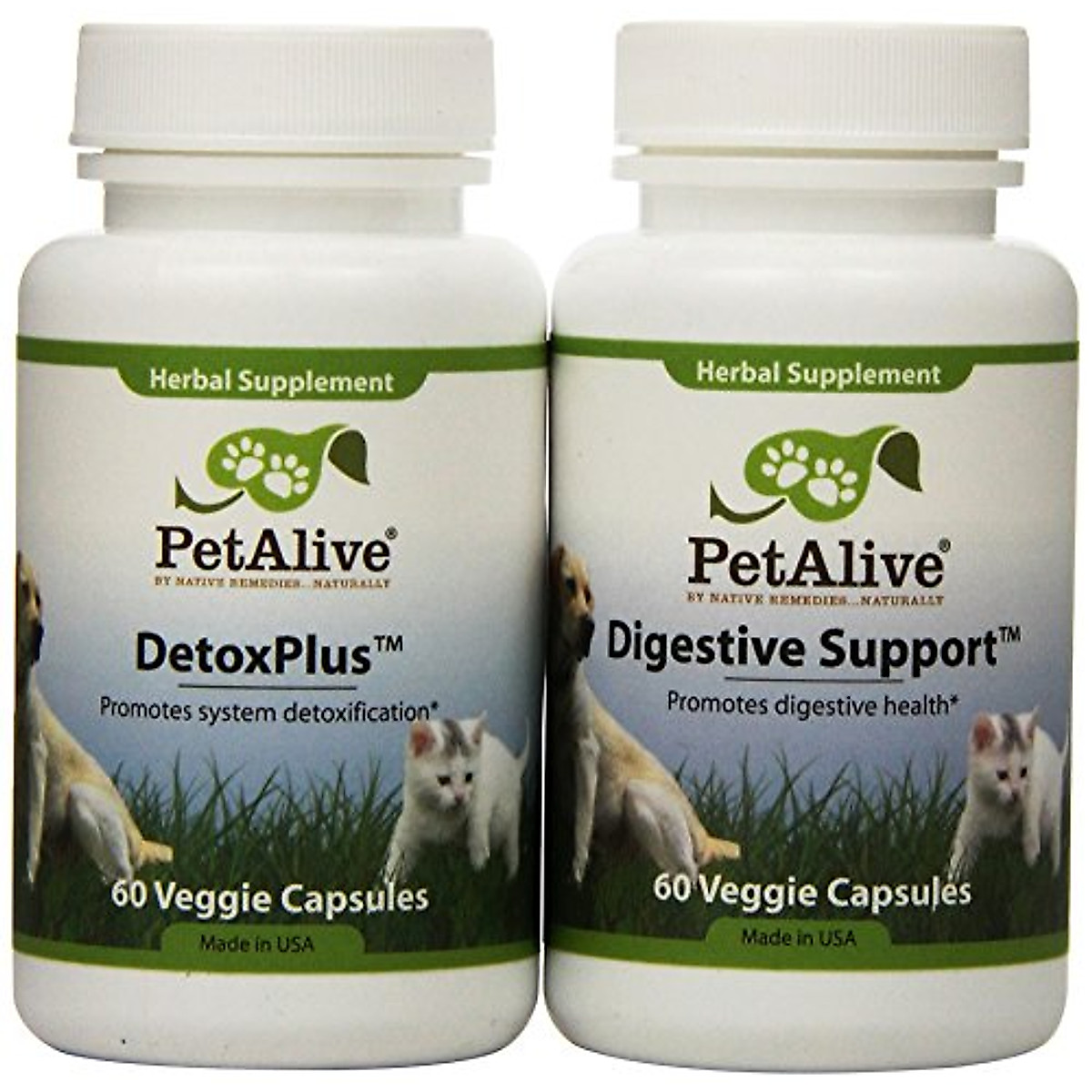 PetAlive Digestive Support and DetoxPlus ComboPack