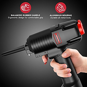 AeroPro 700V Professional Grade Heavy Duty Pneumatic Punch Nailer/Nail Remover with Long Nail Nose, 2-3/4” 6mm Diameter for 1-4 Inch Nails, 9-16 Gauge