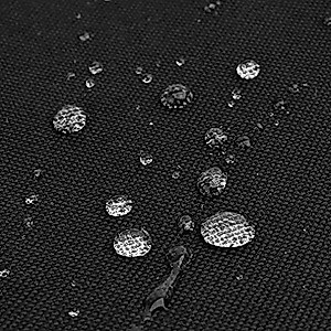 Stanbroil 34" Square Fire Pit Table Cover / Air Conditioner Cover / Furniture Cover - Heavy Duty Weather Resistant 600D Patio Fireplace Cover , Black