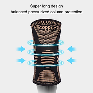 Grebest 1 Pair Knee Brace,Knee Protector Soft Fabric Breathable Wear-Resistant High Stretchy Protective Gear Leg Knee Pad for Gym, Workout, Sports B XL XL