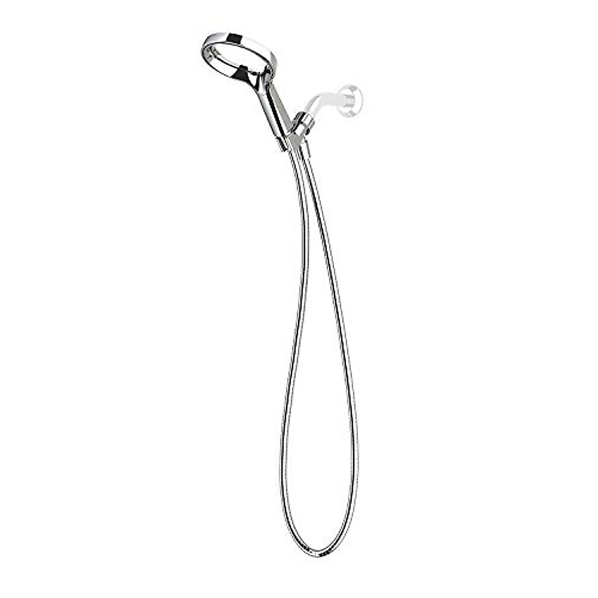 Methven Aio Removable Handheld Shower Head with High Pressure Water Jets, Hose, and Adjustable Arm Mount | Water Saving & High Pressure Spray Technology, Chrome