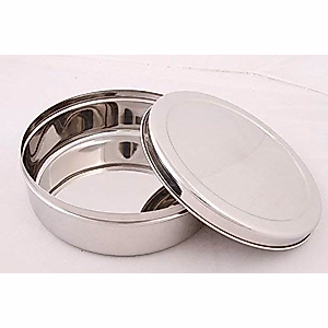100% Stainless Steel Food Storage Containers | Storage Box | Storage Box (Puri Dabba)