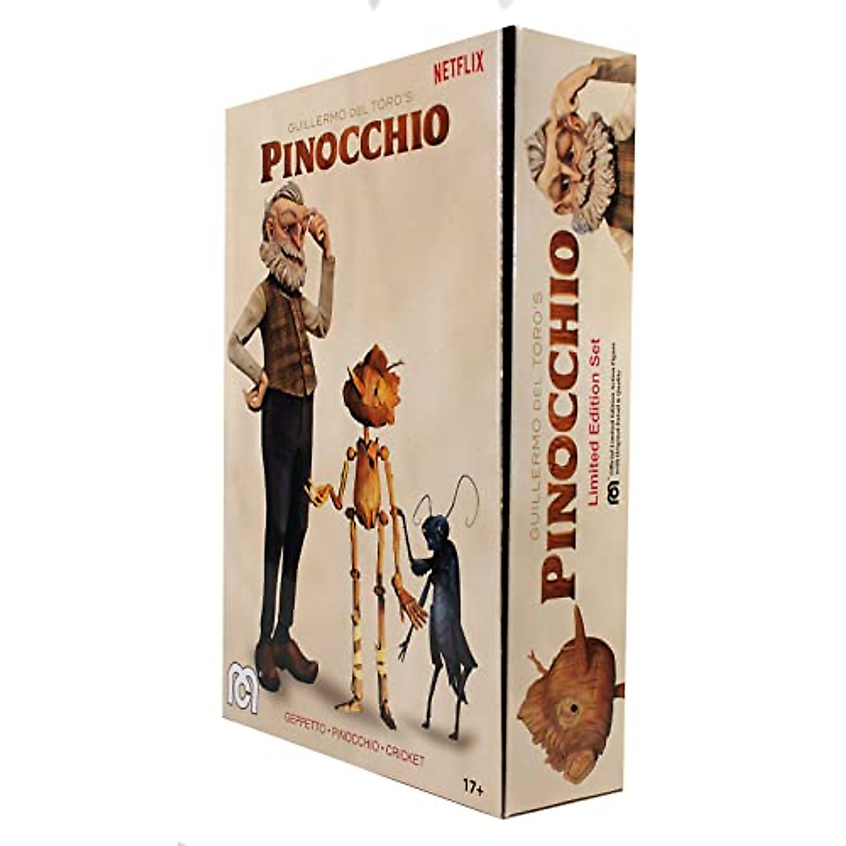 Mego Guillermo del Toro’s Pinocchio Action Figure Set