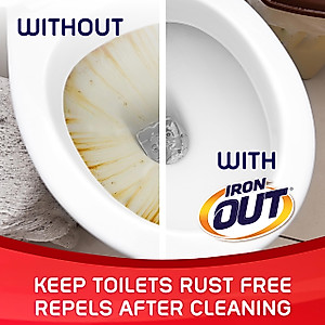 Iron OUT Automatic Toilet Bowl Cleaner, Helps Remove and Prevent Rust Stains in Toilet Bowls and Tanks, 6 Tablets