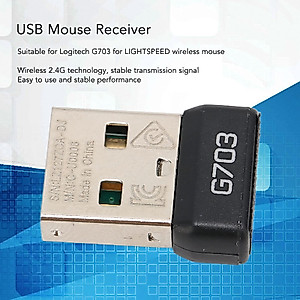 EBTOOLS USB Mouse Receiver for G703 for LIGHTSPEED Wireless Mouse, Wireless 2.4G Technology, Portable Mouse Adapter, Plug and Play, for Gaming Mouse