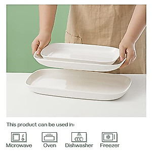 DOWAN Bundle - Ceramic Baking Dish and Serving Platter Set