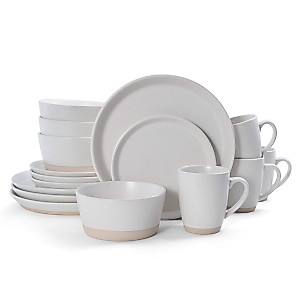 Pfaltzgraff Hudson 16-Piece Dinnerware Set, Beige