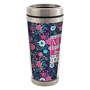 Elanze Designs Mimi Too Cool to be Called Grandma Stainless Steel 16 oz Travel Mug with Lid