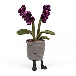 Jellycat Amuseables Purple Orchid Flower Plant Plush