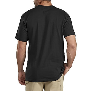 Dickies mens Short-sleeve Pocket T-shirt fashion t shirts, Black, Large Tall US