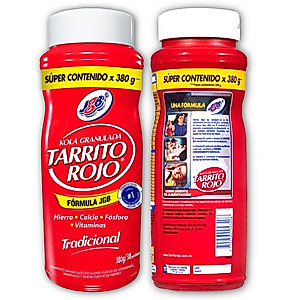 DECA EXPERTS - Kola Granulada Tradicional - pack de 2 Tarrito Rojo de 380 gramos - Suplemento Multivitamínico Sabor Tradicional - Mejorar el bienestar y la nutrición de tu Cuerpo - Despensa Colombiana