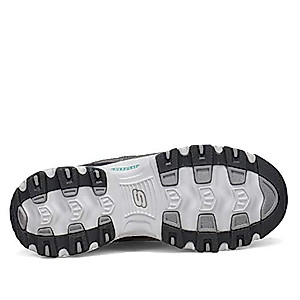 Skechers Women's D'Lites Sneaker, Gray/Light Pink, 7