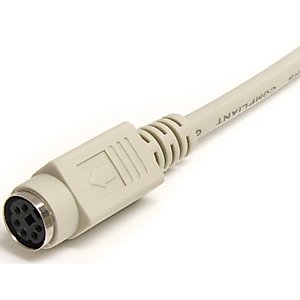 StarTech.com 6 ft PS/2 Keyboard or Mouse Extension Cable - M/F - Keyboard/Mouse Cable - PS/2 (M) to PS/2 (F) - 6 ft - KXT102, Beige