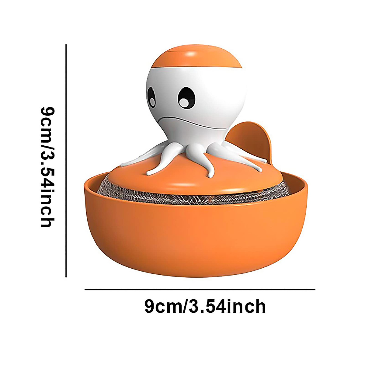 Automatic Pressurised Liquid Pot Scrubbing Brush Dishwasher Brush Non Stick Steel Ball Dishwashing Brush Dish Compatible with Machine