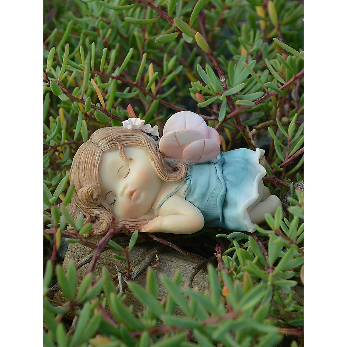 Gemmia Fairy Garden Mermaid Figurine- Praying Mermaid