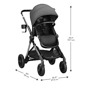 Evenflo Pivot Xpand Modular Stroller (Sabino Gray)