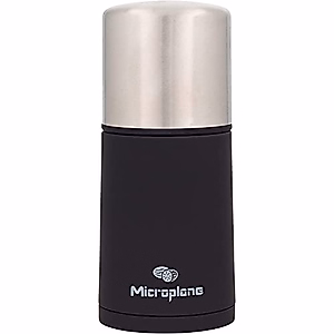 Microplane Manual Spice Mill - Cinnamon Grinder and Nutmeg Grater (Stainless Steel)