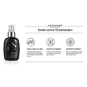 Alfaparf Milano Semi Di Lino Sublime Cristalli Smoothing Finishing Hair Spray - Dry Hair Treatment to Detangle & Add Shine - Smoothing Serum with Flax Seed Oil & Vitamin E - Vegan (4.23 oz / 125 ml)