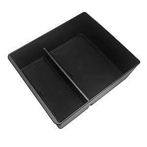 Muslogy Center Console Organizer Compatible with GMC Acadia 2017-2022 2023 Accessories Acadia SL SLE SLT Denali AT4 Middle Console Storage Box Armrest Insert Tray ABS Material