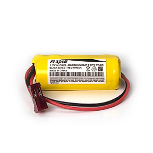 Coonyard (5-Pack) 1.2V 1500mAh 4/5A ELB-0320 Ni-CD Battery Replacement for Lithonia ELB1P2901N ELB1P201NB ELB1P201N2 ELB1210N ELB1P201N ELB-1P201NB Exit Sign Emergency Light