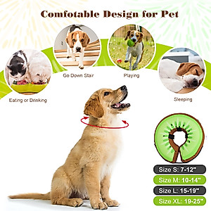 Dog Recovery Collars & Cones, Inflatable Dog Cone Collar, Dog Donut Collar, Adjustable Dog Cone Alternative After Surgery, Soft Dog Cones for Small Dog & Cats, Blow Up Pet E Collar, Soft, Cute