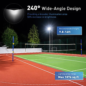 2800W Solar Street Lights Outdoor - Wide Angle Solar Lights Outdoor Waterproof, 6500K Solar Parking Lot Lights Dusk to Dawn, Solar Street Lights Motion Sensor for Commercial Yard