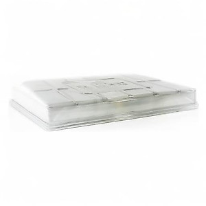 Plant Tray Clear Plastic Humidity Domes: Pack of 25 - Fits 10 Inch x 20 Inch Garden Germination Trays - Greenhouse Grow Covers