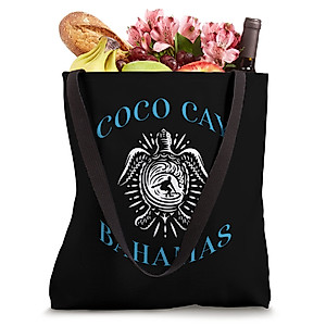 Coco Cay Bahamas Sea Turtle Surfing Vacation Souvenir Tote Bag