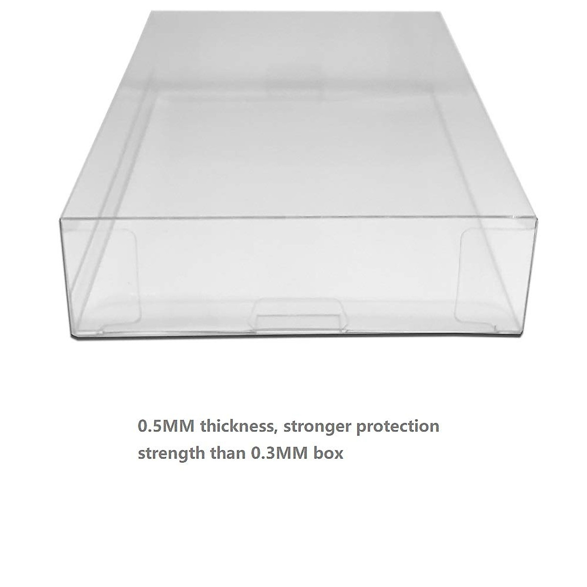 Ruitroliker Game Box Protector Case for Gameboy Advance/Color/GBA/GBC Cartridge - 0.5MM Thick Version - 10 Pack Games Protective Cases