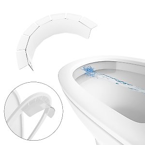 5 Pack Pee Guard for Toilet Seat, Potty Training Toilet Pee Splash Guard for Kids and Adults, Transparent Pee Guards, Upgrad Super Stickiness