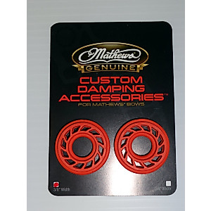 SUPAZO Genuine Mathews Solocam Archery 3/8" Rubber HDS Damper Orange C