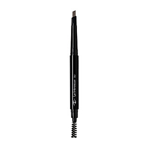 Eye Embrace Isla: Medium Brown-Gray Eyebrow Pencil – Waterproof, Double-Ended Automatic Angled Tip & Spoolie Brush, Cruelty-Free