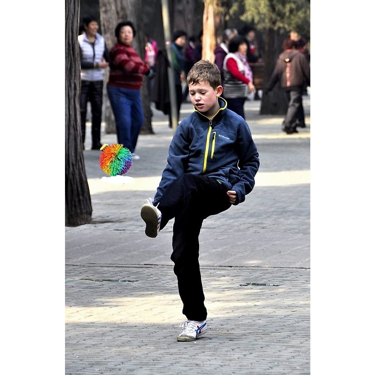 3 Packs of Large Monkey Stringy Ball,Size of 12cm/4.7Inch DiameterEach Ball-Weight of 100g / 0.22Ib Stress Sensory Fidget Balls Colorful Bouncy Ball