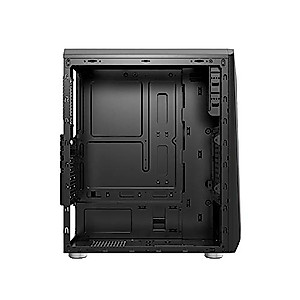 Bgears b-Vigor RGB Mid Tower with Front RGB Light and Side Tempered Glass (Fan Sold Separately))