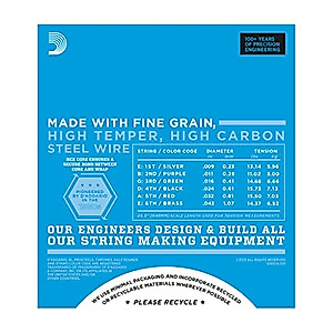 D'Addario Super Light Nickel Wound Electric Guitar Strings 9-42 2 Pack