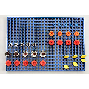 3/8" Socket Holders (50 pcs) - Accessories for ORGANIZER GENIE Pegboards to Organize Tools