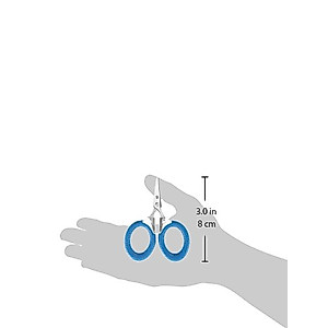 Cuda 3" Titanium Bonded Micro Scissor, Blue (18826)