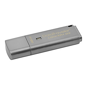 Kingston Digital 16GB Data Traveler Locker + G3, USB 3.0 with Personal Data Security and Automatic Cloud Backup (DTLPG3/16GB)