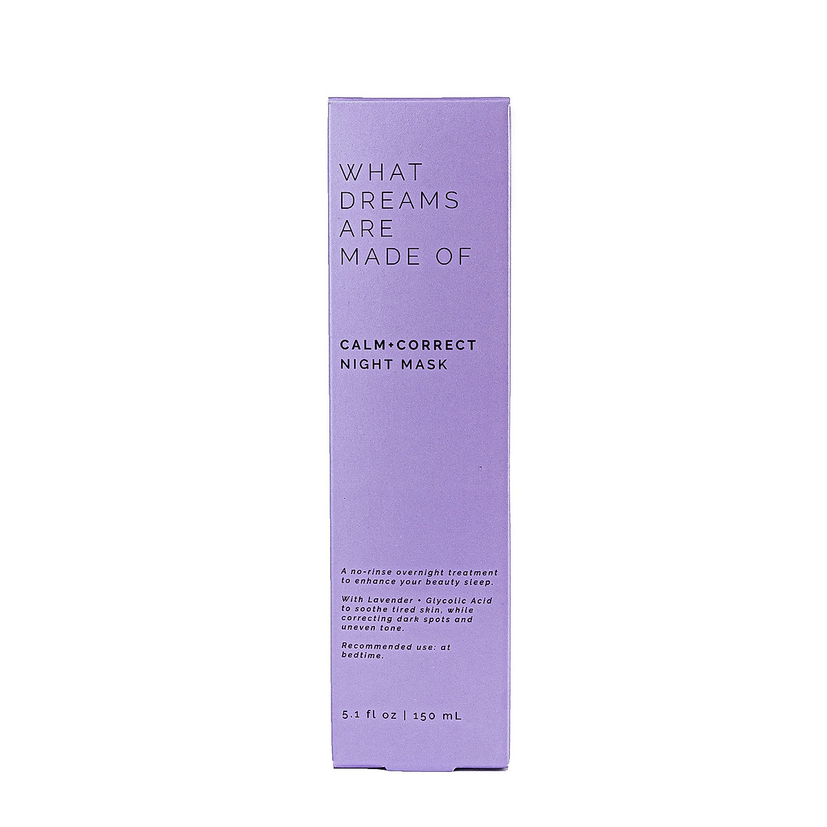 Sun + Moon Lavender Face Mask Gel Type Night Pore Calming Renewing Restoring Skincare Glycolic Acid - 5.1 oz