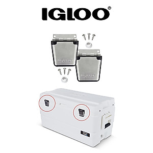 Igloo Cooler Stainless Steel Latch and Single-Screw Attachment Post, 2-Pack