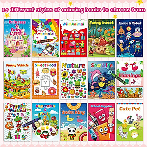 Kalysky 15Pack Bulk Coloring Books (5.9 * 8.5 inch) for Kids Ages 2-4 4-8, Kids Party Favors Carnival Prizes Goodie Bag Stuffer,Classroom Activity Supplies,Activity Books for Kids