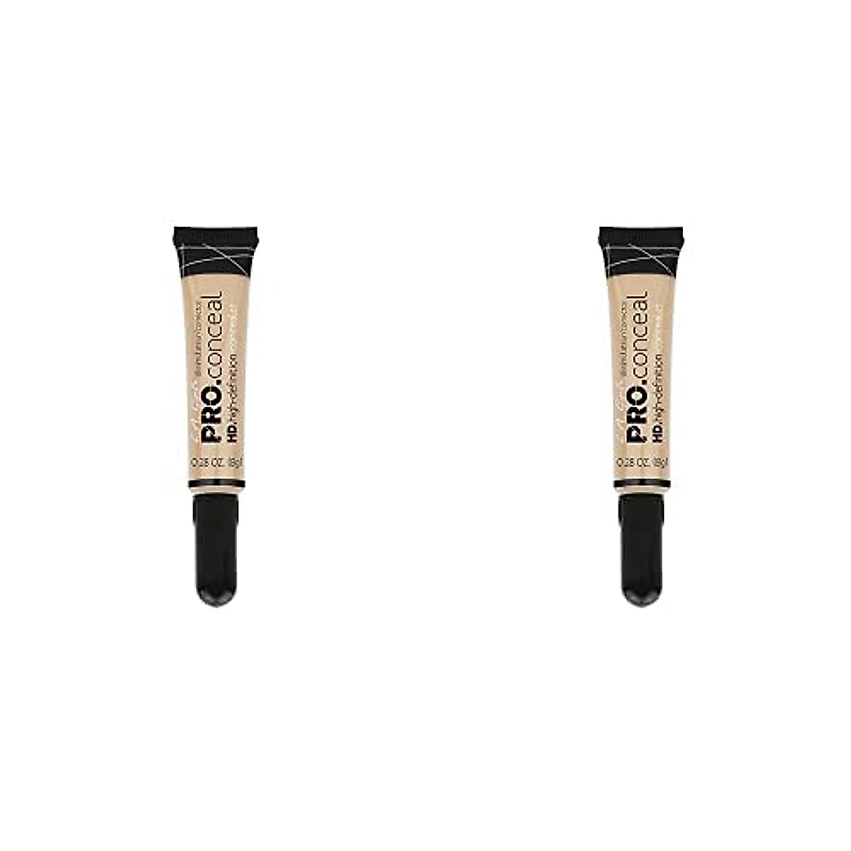 L.A. Girl Pro Conceal HD Concealer, Classic Ivory, 0.28 Ounce (Pack of 2)