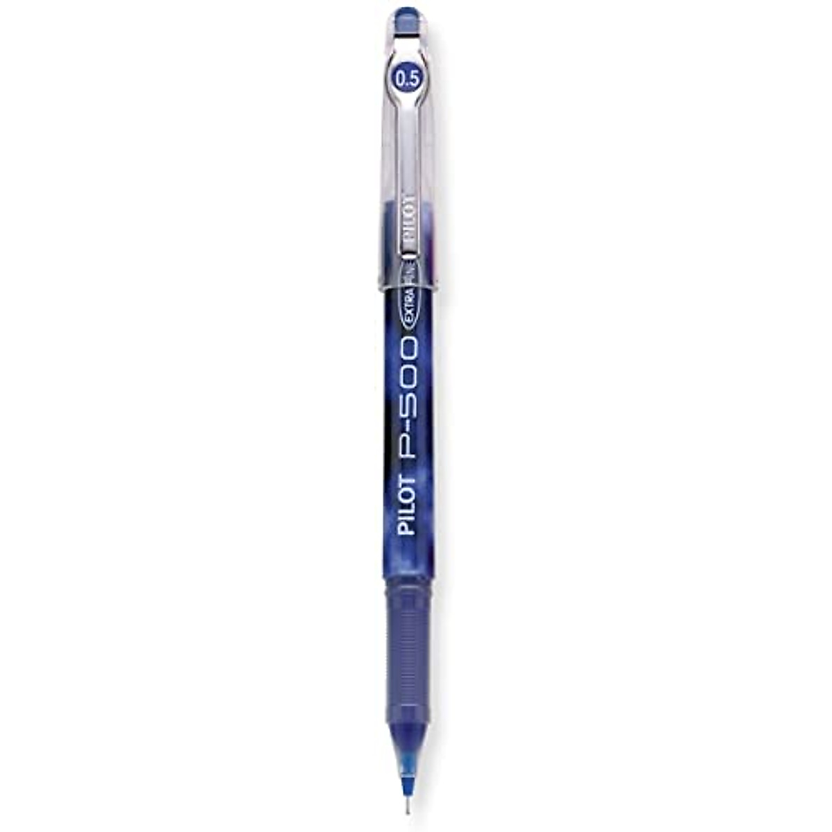 Pilot Precise P-500 Gel Ink Rolling Ball Pens, Extra Fine Point, Blue Ink, 6 Pens.