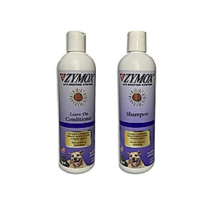 Zymox Itch 12oz Relief Shampoo and 12oz Conditioning Rinse Bundle, Both with Vitamin D3