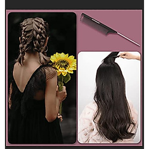 Topsyhair Braiding Tools - 4 Pack Hair Styling Combo: Tail Combo, 2 French Braid Loops (Black)