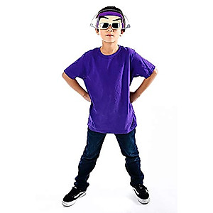 Costume Sunglasses Toy Story Buzz Light Year Sun-Staches Party Favors UV400, Purple, 8"