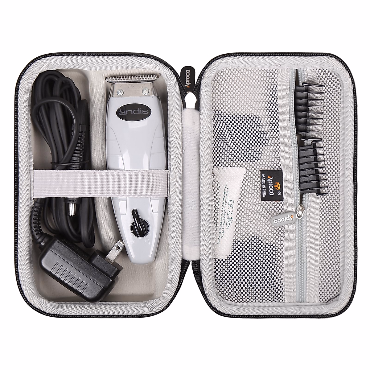 Aproca Hard Storage Portable Case, for Andis 74150 GTX-EXO / 74055/74000 Professional Cord/Cordless Lithium-ion Electric Beard & Hair Trimmer