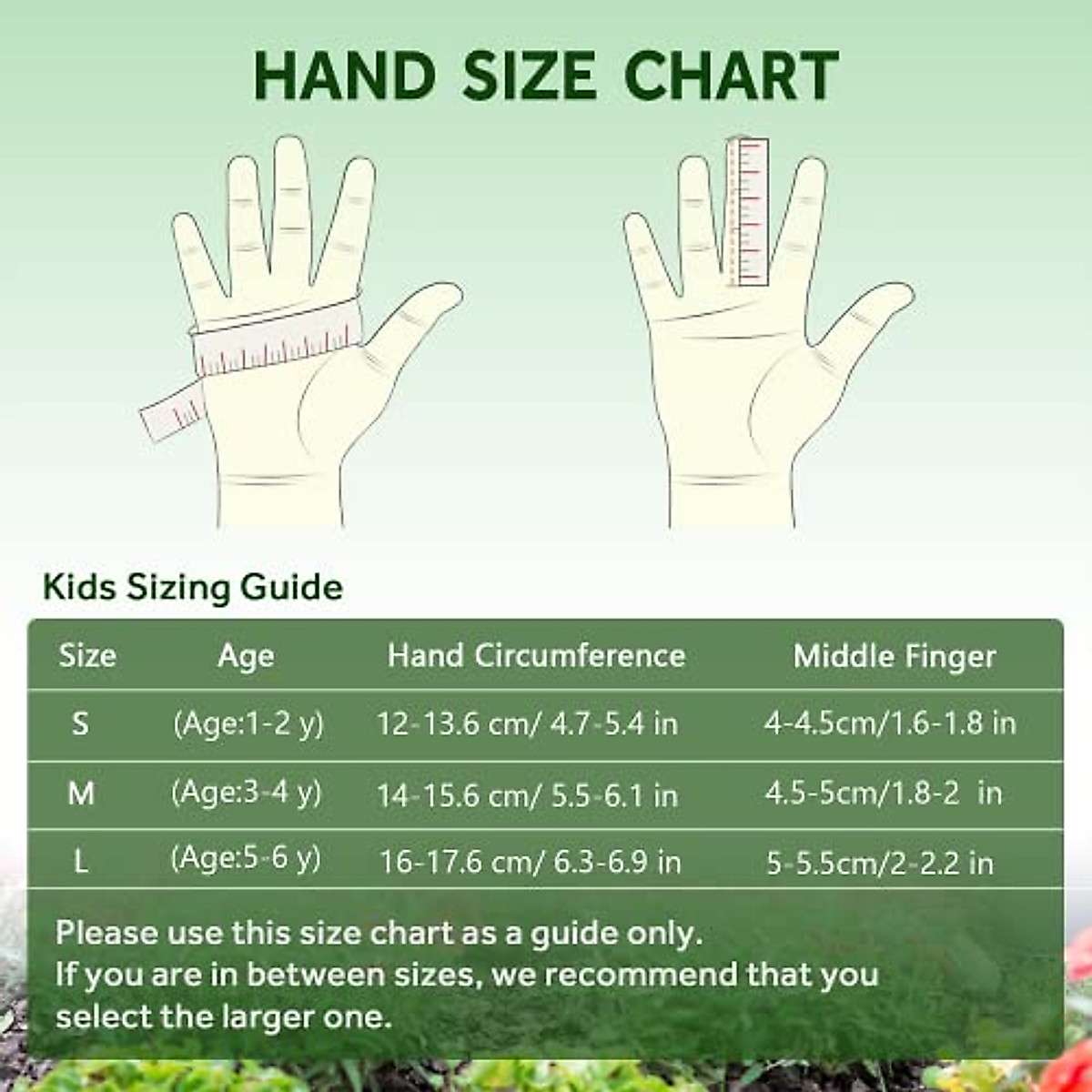 OIZEN Kids Toddlers Gardening Gloves for Age 1-6, 3 Pairs Children PVC Dots Garden Gloves for Yard Work(Small Age 1-2(toddlers))